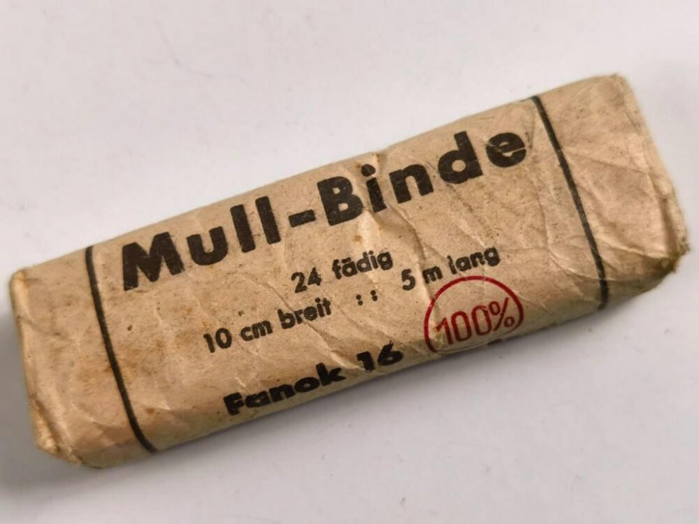 Mullbinde 24 fädig, Hauptveterinärpark Berlin, Januar 1940, 40,00