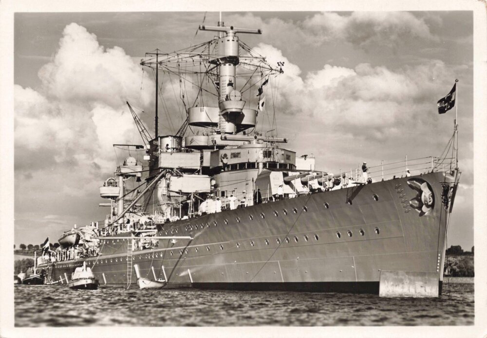 Ansichtskarte "Kreuzer Leipzig", 20,00