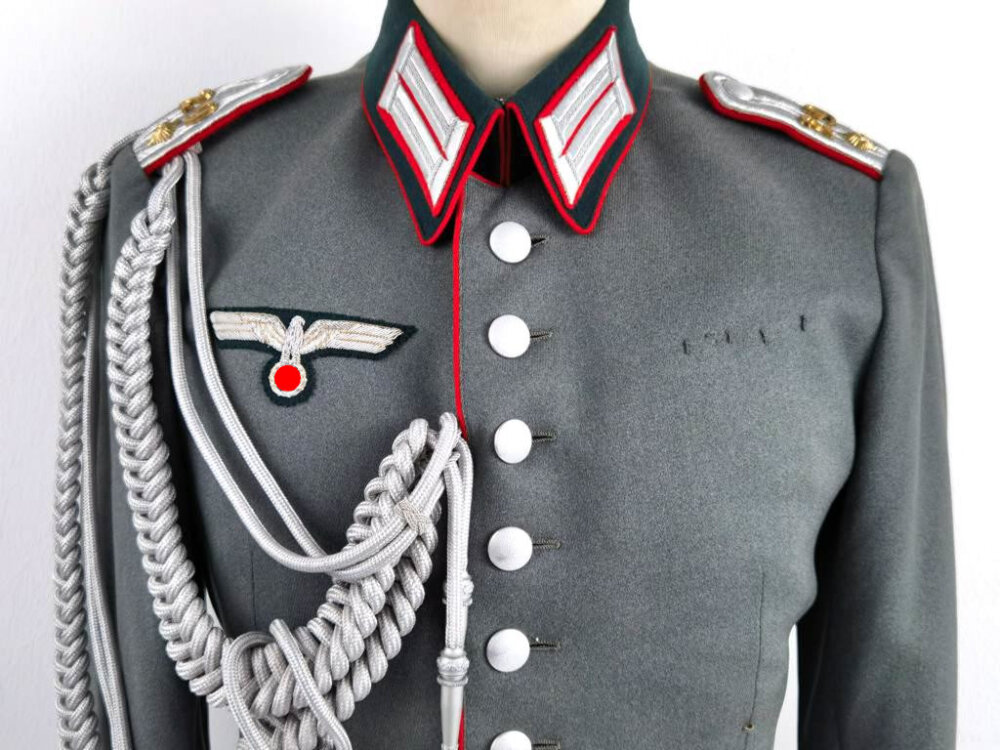Heer, Waffenrock für einen Oberleutnant im Artillerie Regiment 29. Ei