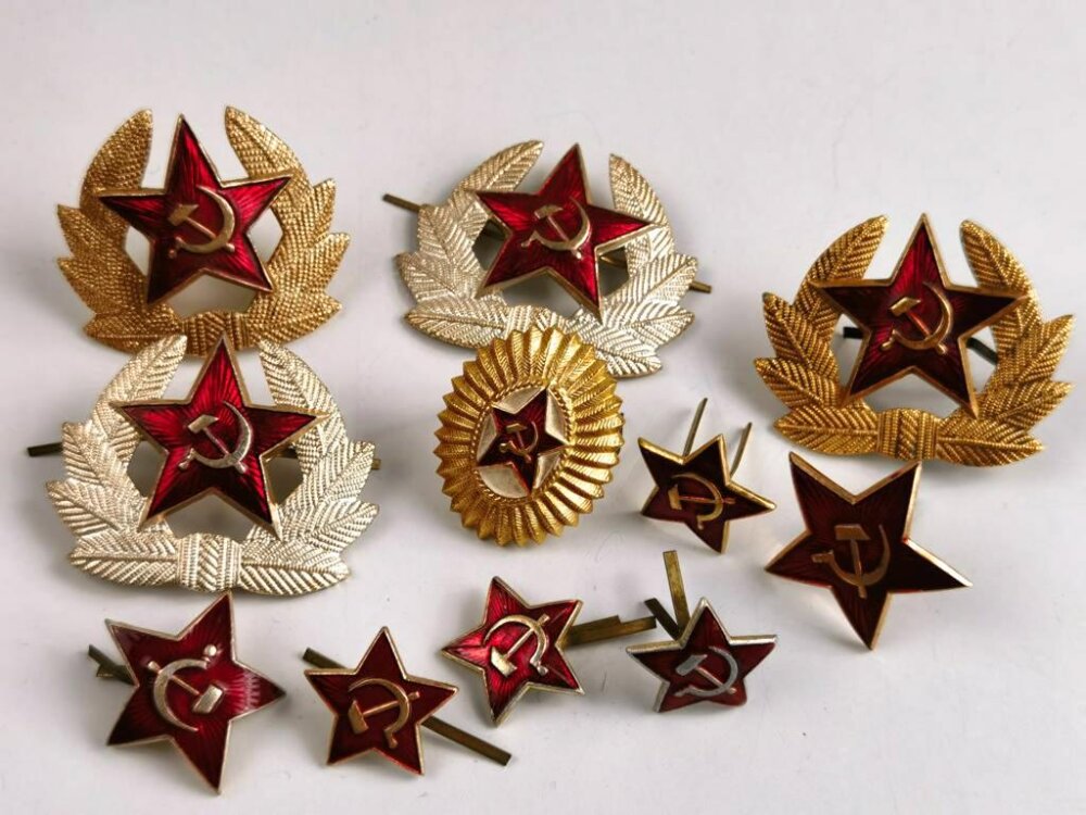 Russland UDSSR, Konvolut Mützeneffektem, 25,00