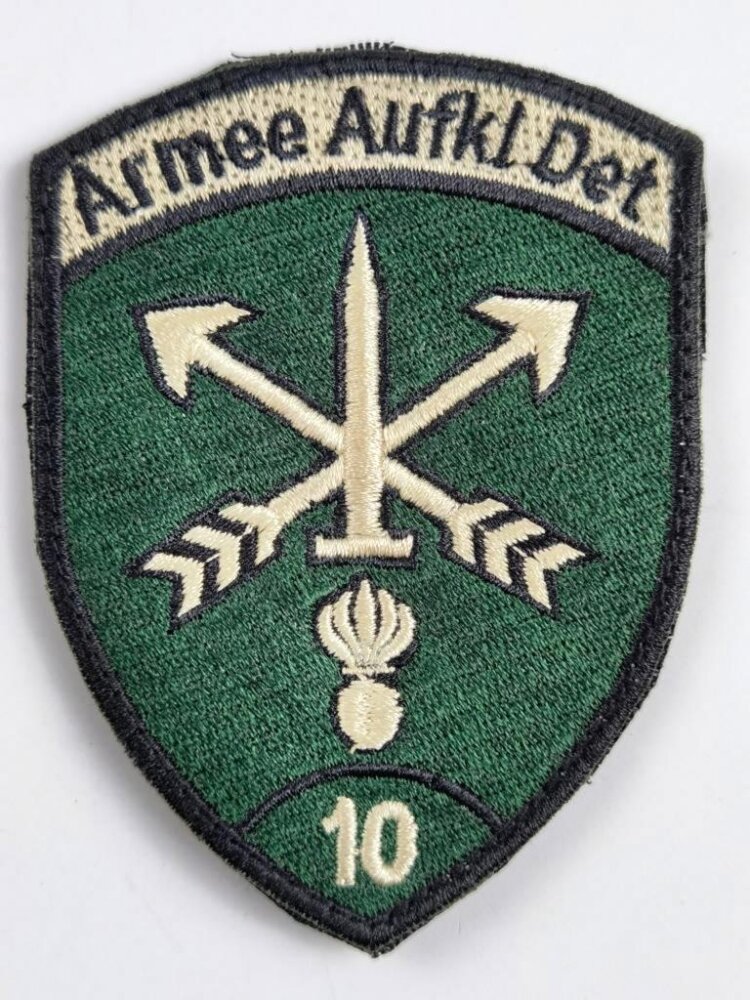 Schweiz, Ärmelabzeichen der Schweizer Armee " Armee Aufkl.Det 10 ", 1