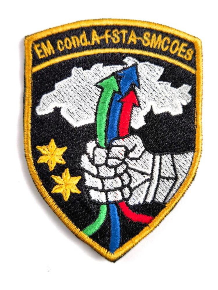 Schweiz, Ärmelabzeichen der Schweizer Armee " EM cond. A- FSTA- SMCOE
