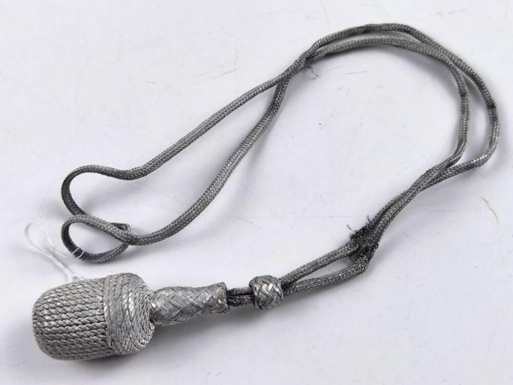 Portepee zum Dolch für Offiziere des Heeres oder der Kriegsmarine. St