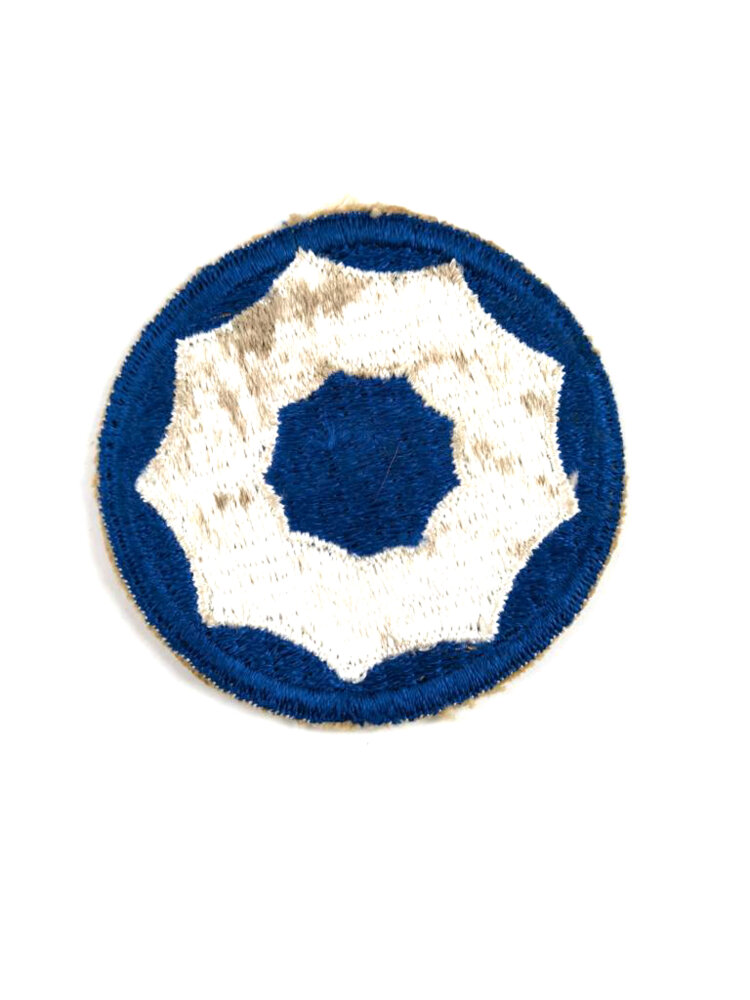 U.S. WWII , shoulder patch 9th service Command, 15,00