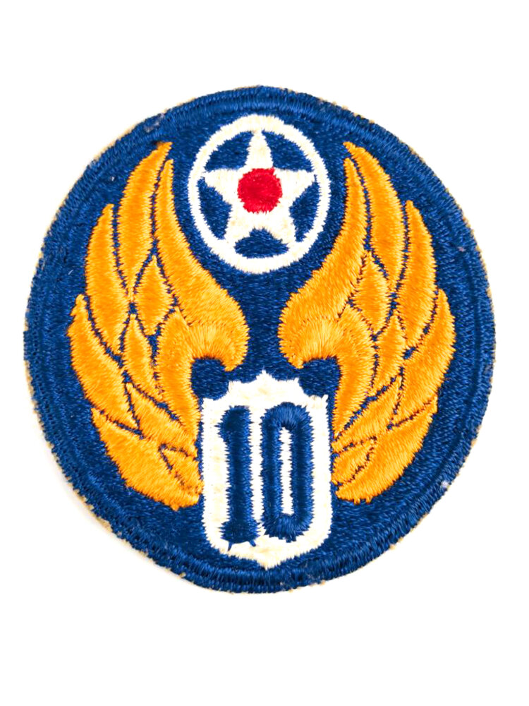 U.S. WWII , shoulder patch Tenth Air Force, 35,00