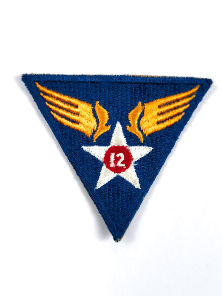 U.S. WWII , shoulder patch twelfth Air Force, 35,00