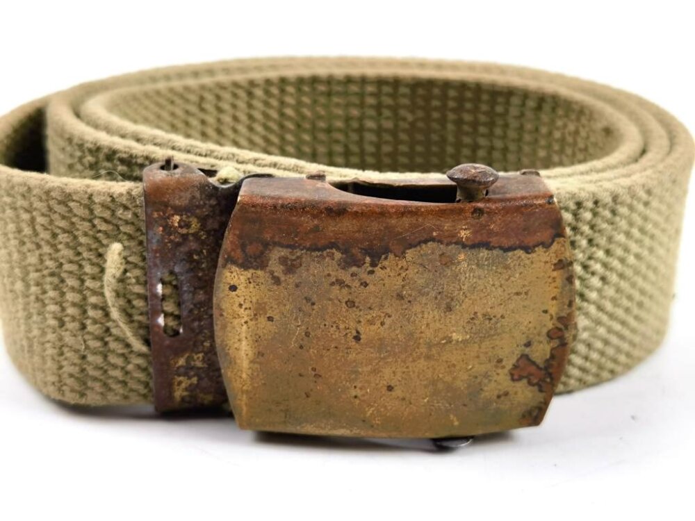 US. WWII ? Officers waist belt, total lenght 87cm, 25,00