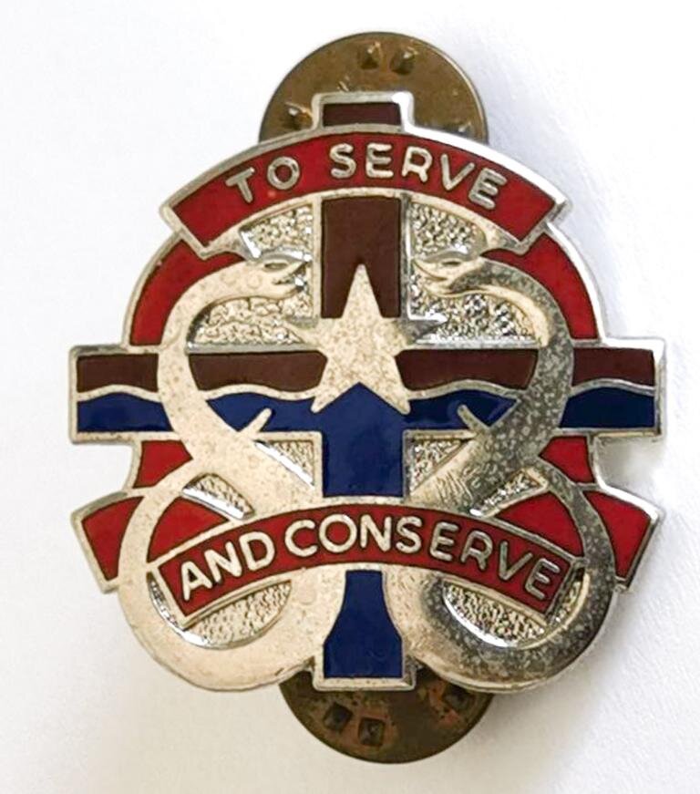 U.S. Army Unit Crest "18th Field Hospital ", 12,00