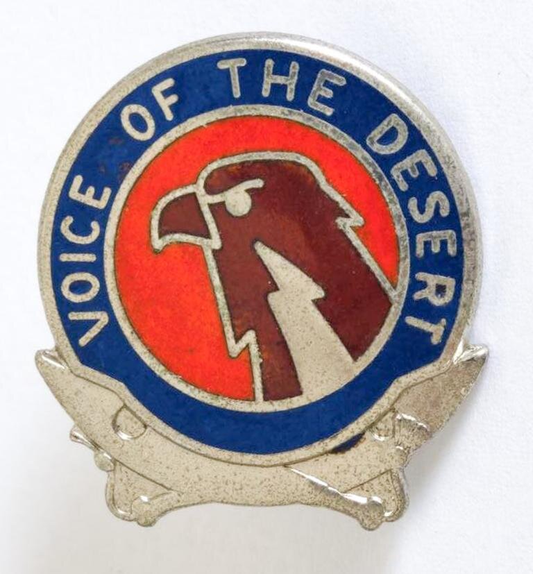U.S. Army Unit Crest "6th Signal Command " pins missing, 12,00