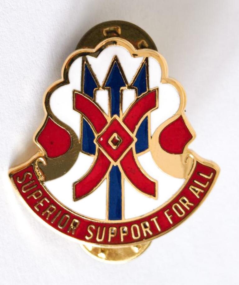 U.S. Army Unit Crest "114th Support Group", 12,00
