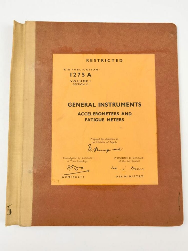 U.S. Air Force " Air Publication 1275A, Volume 1, Section 12 " Genera