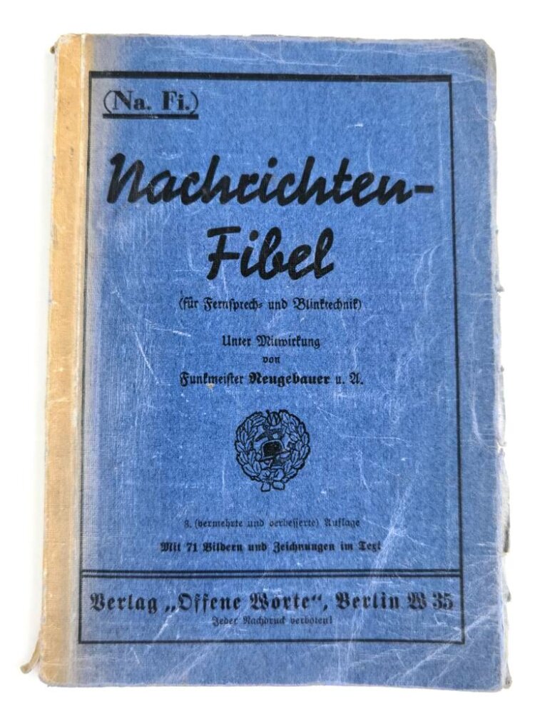 Na. Fi "Nachrichten-Fibel für Fernsprech- und Blinktechnik", 66 Seite