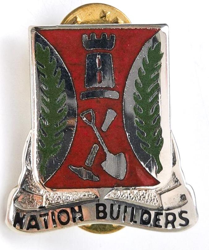 U.S. Army Unit Crest "536th Engineer Battalion", 12,00