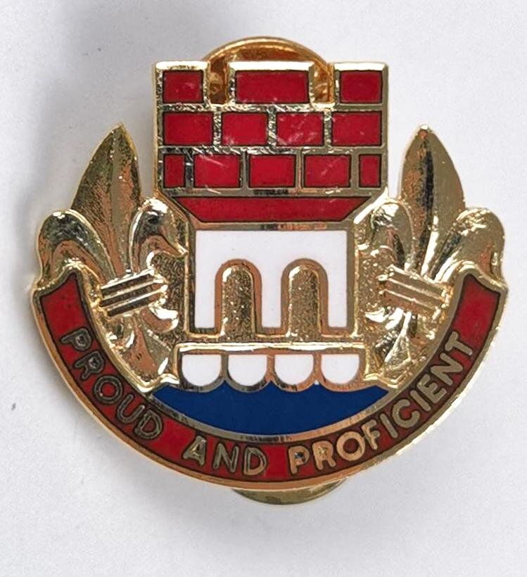 U.S. Army Unit Crest "549th Engineer Battalion", 12,00