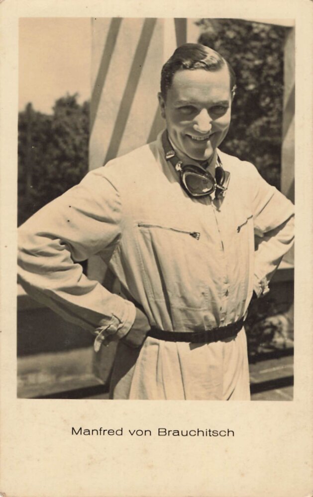 Ansichtskarte "Manfred von Brauchitsch", 9,00
