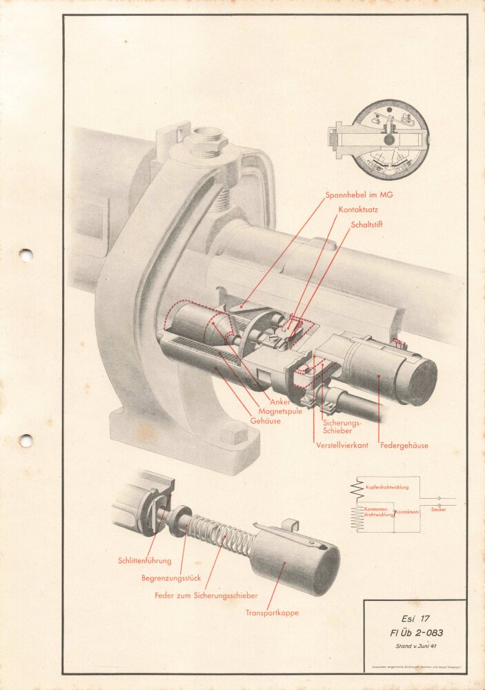 Luftwaffe Lehrmittelabteilung "Esi 17 Fl Üb 2-083", Stand vom Juni 19