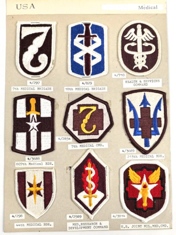 U.S. Medical Corps insignia collection, 80,00
