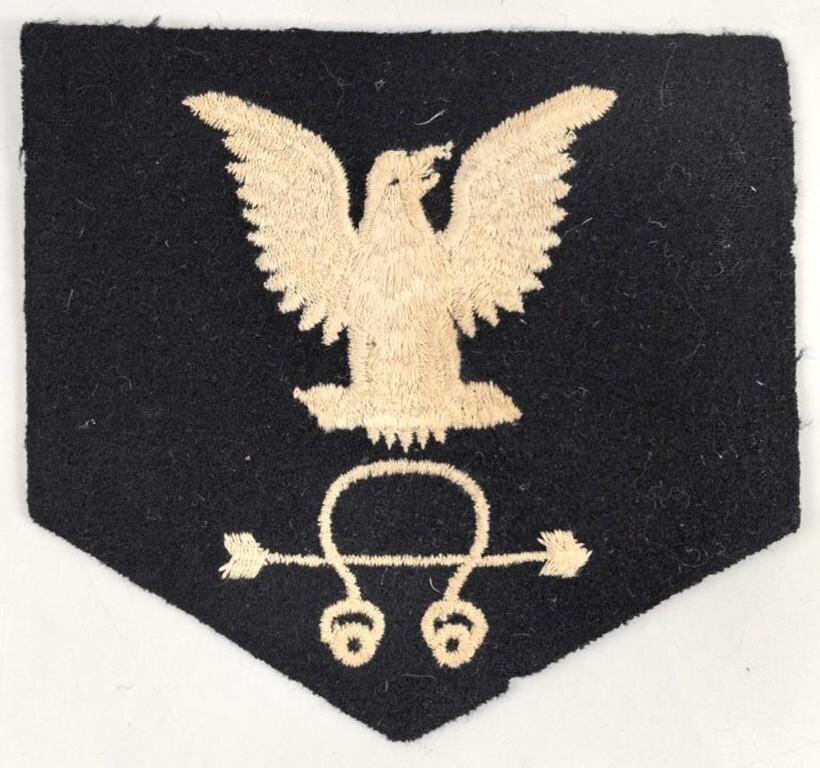 U.S. Navy rating arm badge Sonar Technician, 15,00