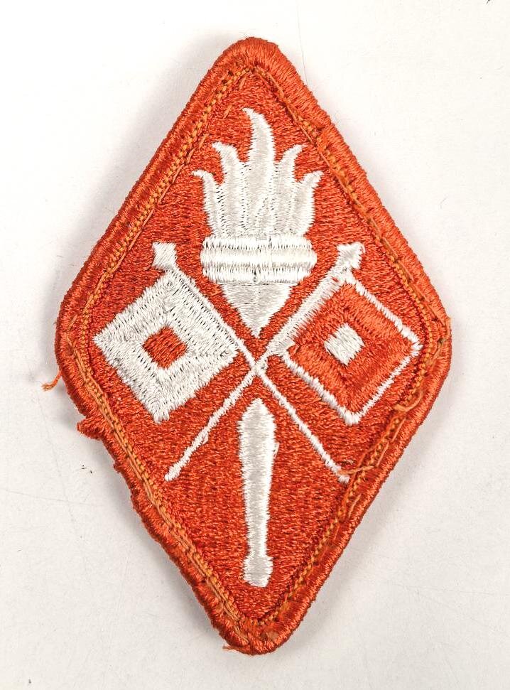 U.S. Army , Signal School patch , used, 9,00