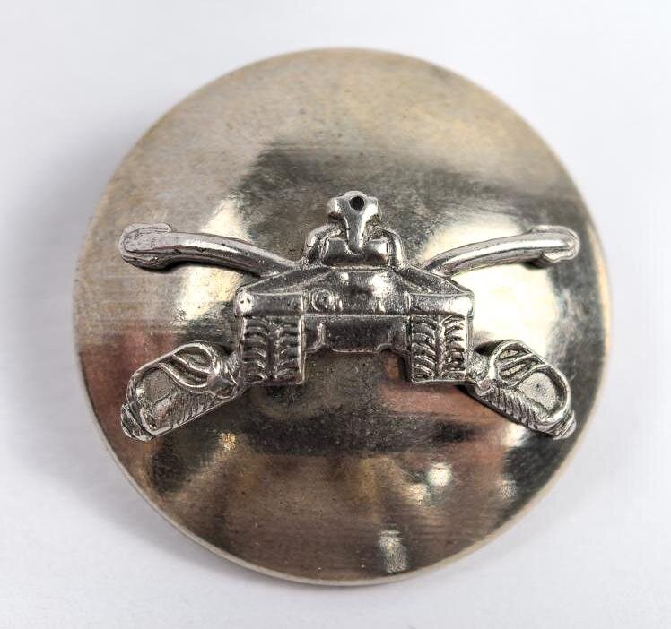 U.S.Army Armour Collar Device , silver, 20,00