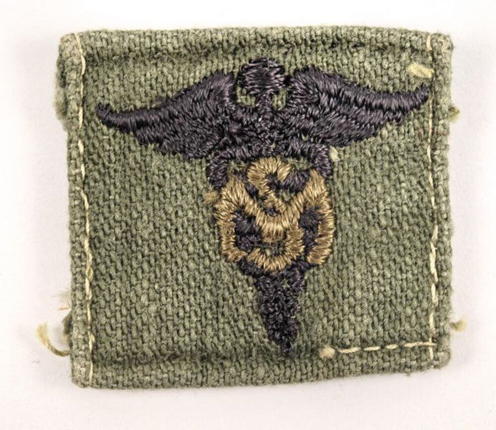 U.S.Army Medical service Collar Device, Embroidered, 10,00