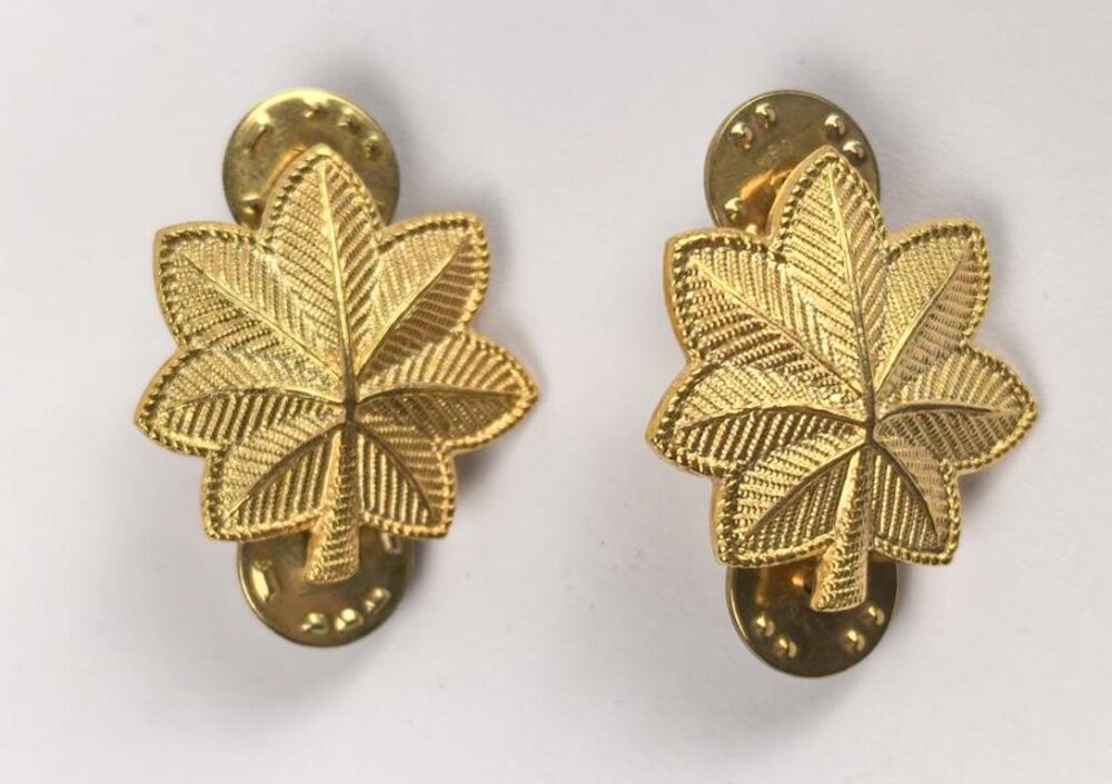 U.S.Army Rank Insignia, Major, Pair, 25,00