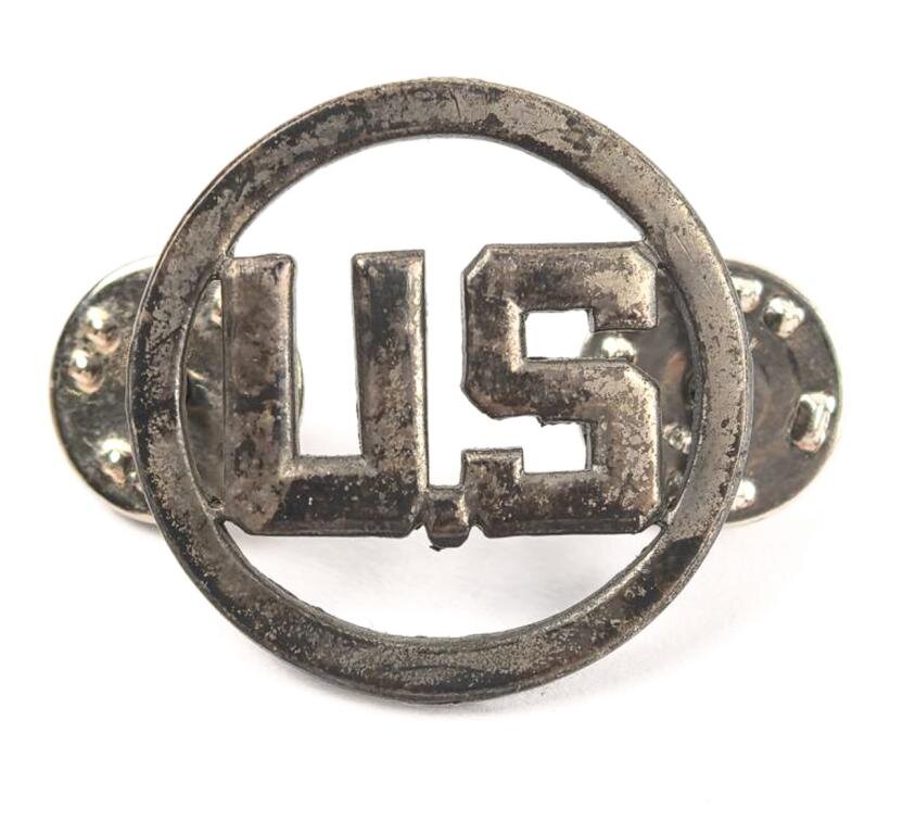 U.S.Army Collar Device, silver, 10,00