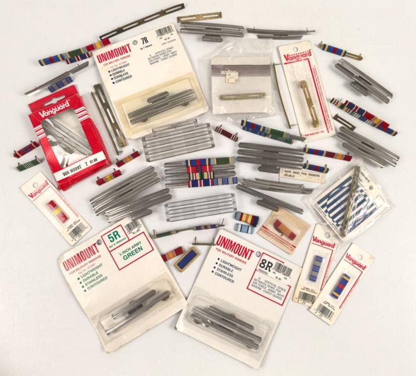 U.S. Army, Ribbon Bar and Mounts lot, 30,00