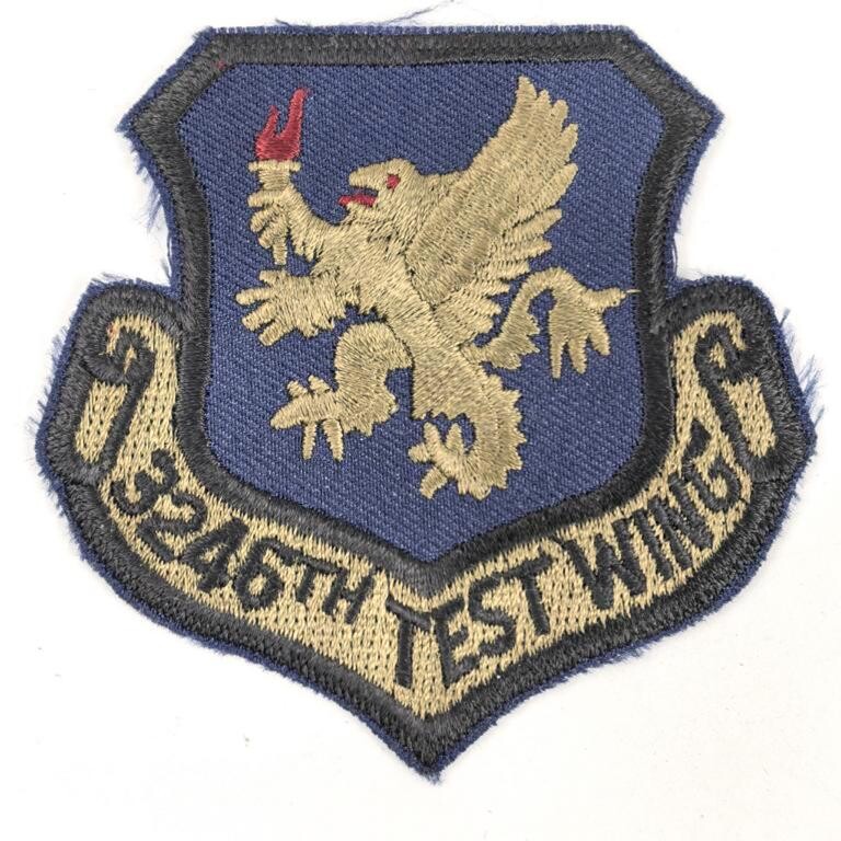 U.S. Air Force 3246th Test Wing Patch, 12,00