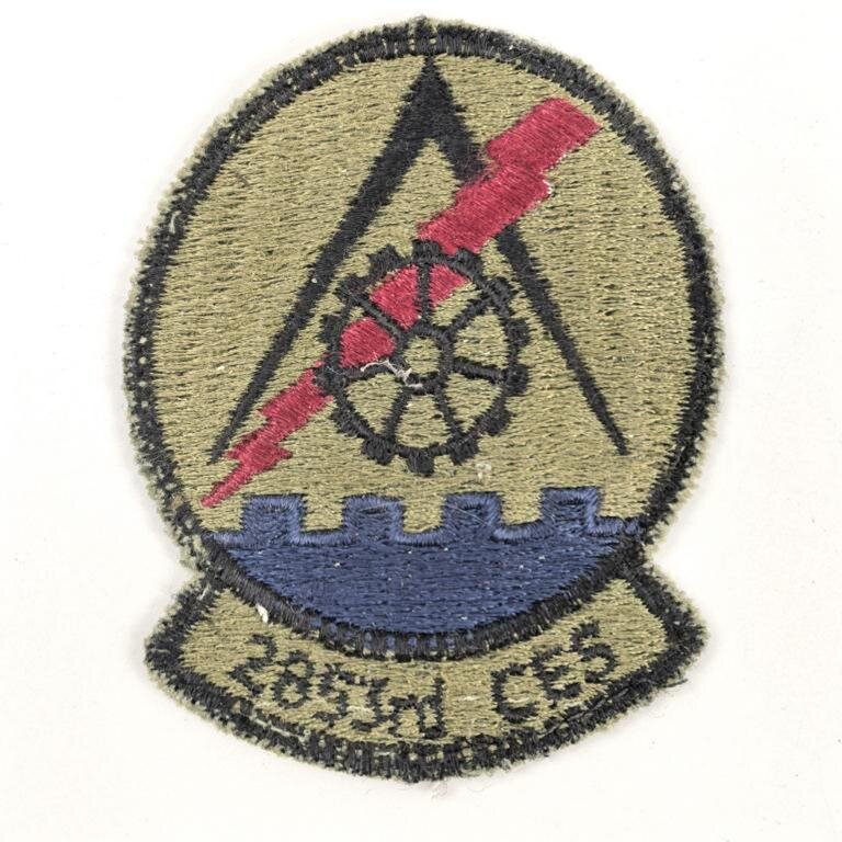 U.S. Air Force 2853rd CES patch, 12,00