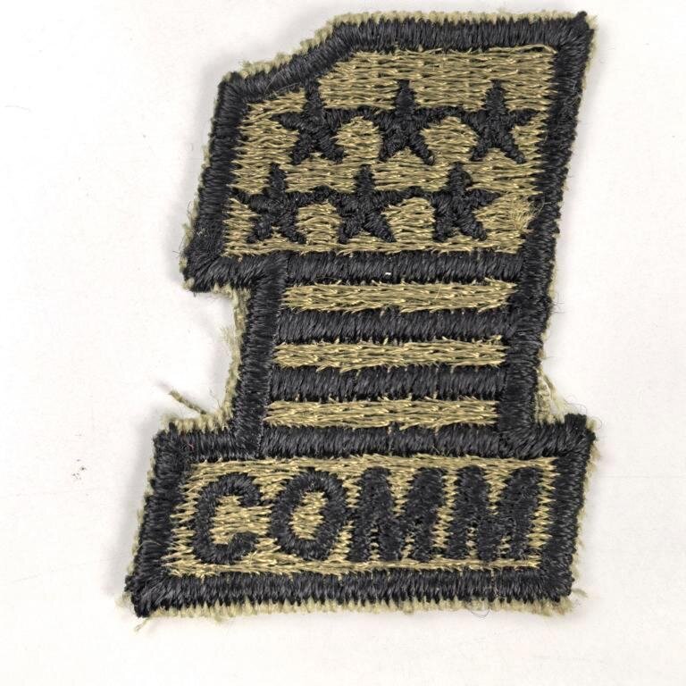 U.S. Army , 1st Combat Communications Squadron patch, 9,00