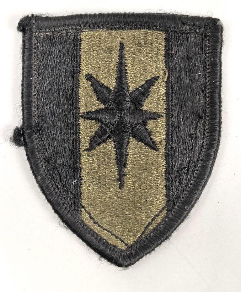 U.S. Army , 44th medical brigade patch, used, 8,00
