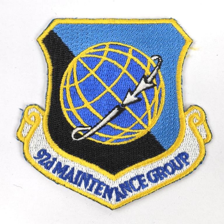 U.S. Air Force, 92nd Maintenance Group patch, 10,00