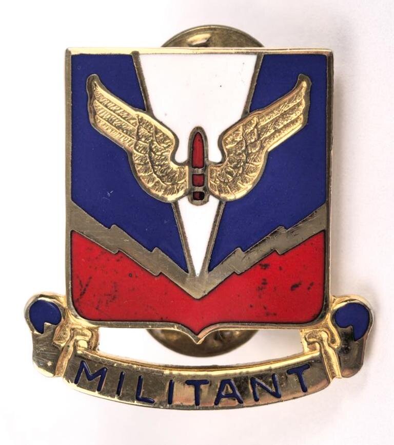 U.S. Army Unit Crest "US Army Air Defense Artillery School", 12,00
