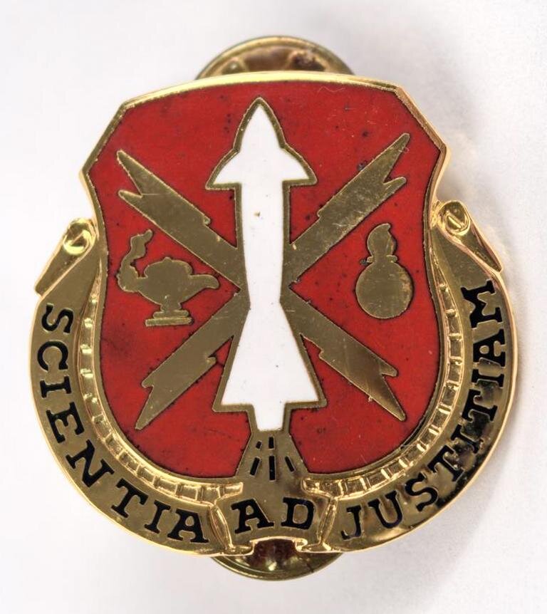 U.S. Army Unit Crest "US Army Missile and Munitions Center and School
