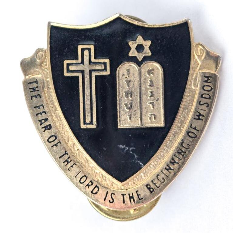 U.S. Army Unit Crest "US Army Chaplain School", 12,00