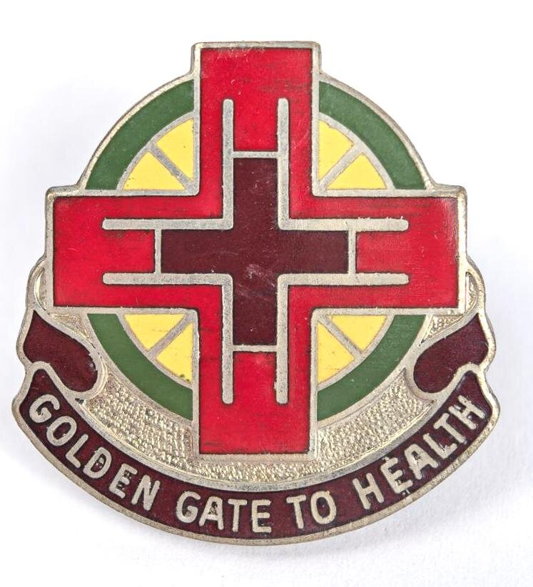 U.S. Army Unit Crest "Letterman Army Hospital" new pin, 12,00
