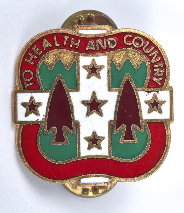 U.S. Army Unit Crest "33rd Field Hospital", 12,00