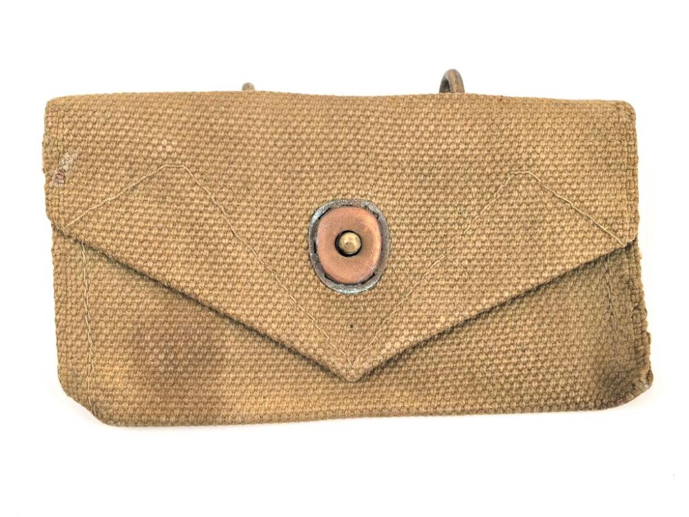U.S. Army WWII, First aid pouch, model 1924, used, 25,00