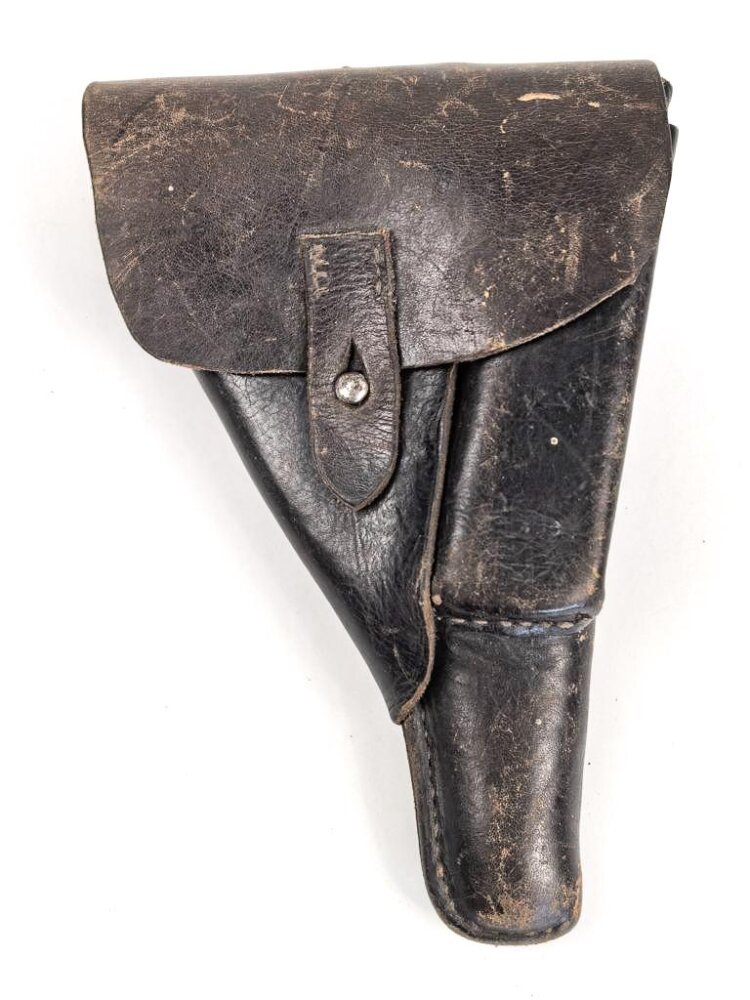 Tasche zur Pistole P38 der Wehrmacht. Getragenes Stück in gutem Gesam