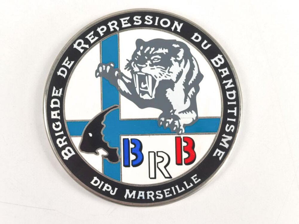 Polizei, Frankreich, nicht tragbare Medaille "BRB DIPJ Marseille", Du