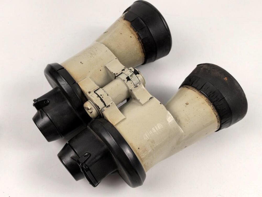 Kriegsmarine, U Boot Fernglas DF 7 x 50. Hersteller blc. Klare Durchs