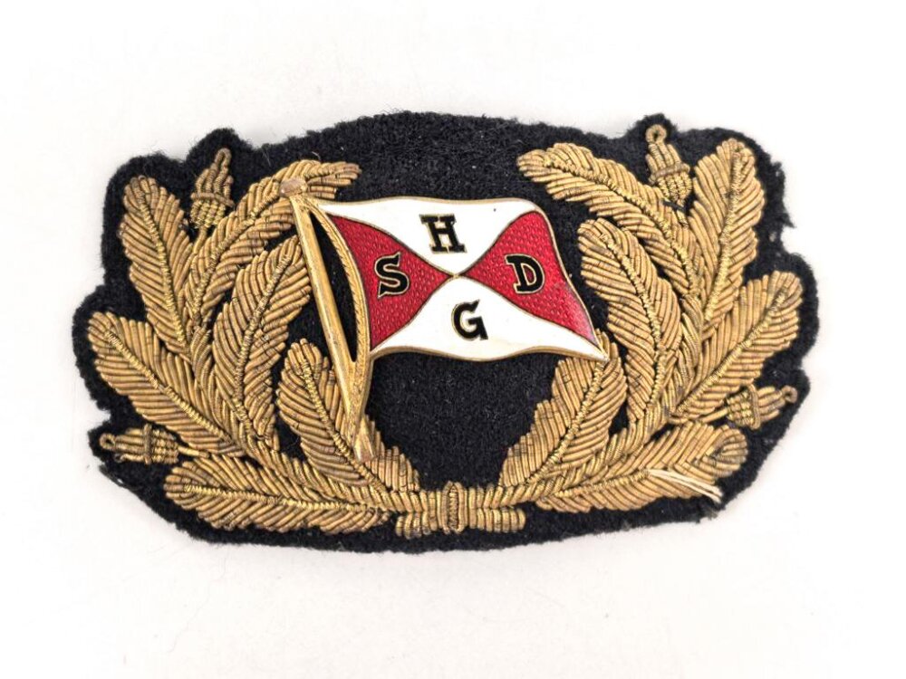 Handelsmarine , Mützenabzeichen HSGD, 40,00