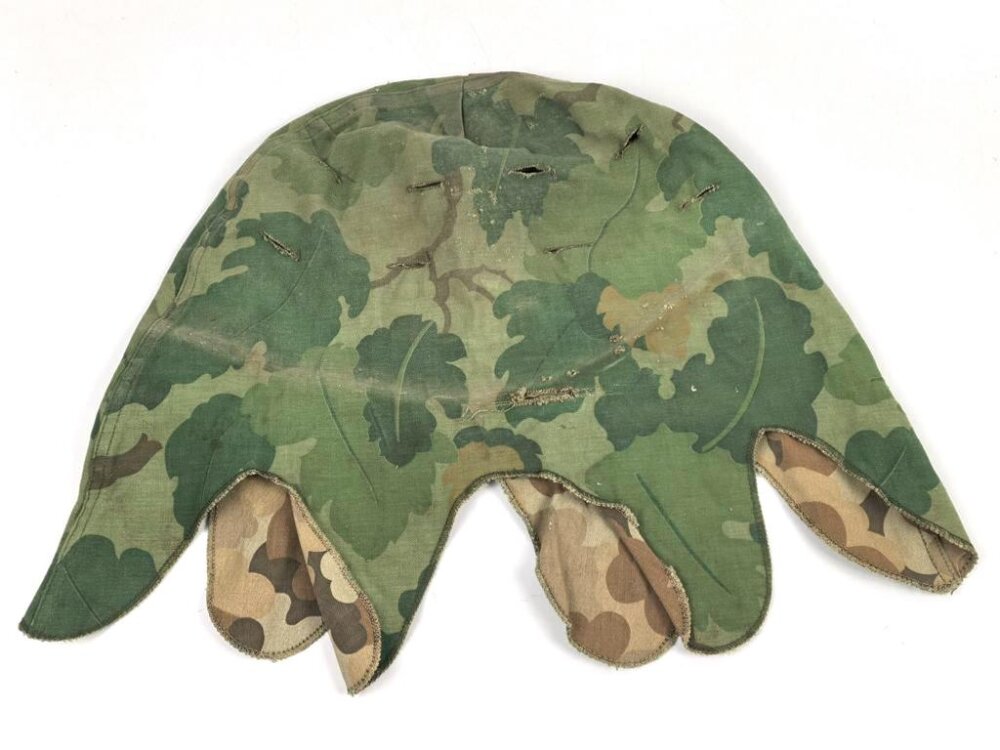 U.S. Army 1967 dated" Mitchell Pattern" helmet cover, used, 85,00
