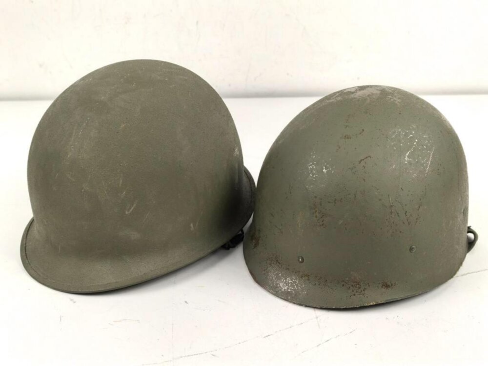 U.S. Army, M1 steel helmet with pattern 1964 liner, 145,00