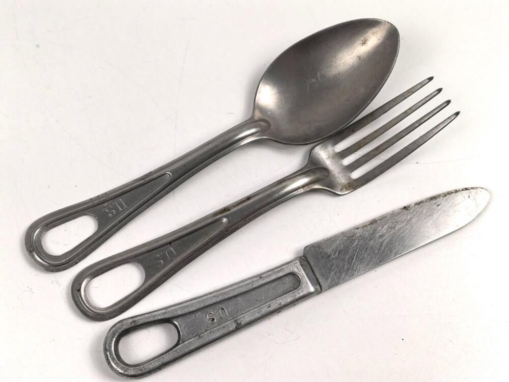 U.S. Army, Modell 1926 eating utensils set, WWII ?, 35,00