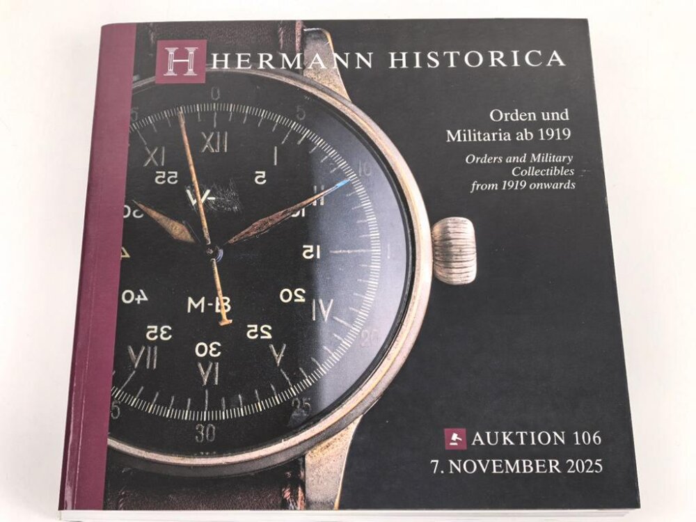 "Hermann Historica 106. Auktion am 7. November 2025" - Orden und Mili