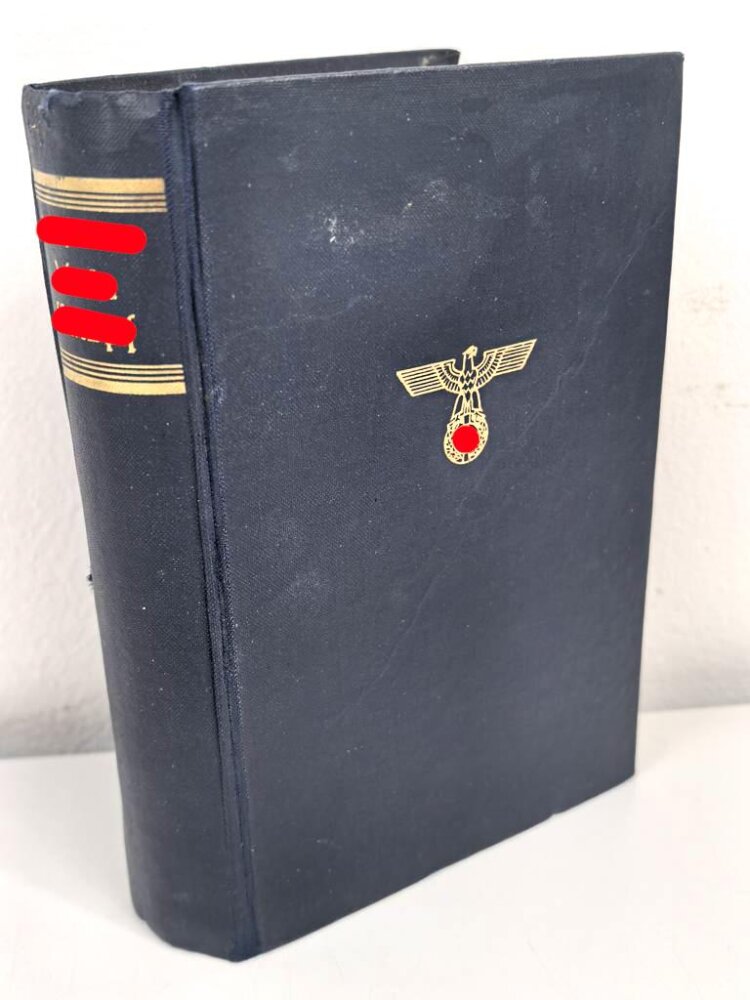 Adolf Hitler " Mein Kampf" Ausgabe 1943. Vollständig, Buchrücken löst
