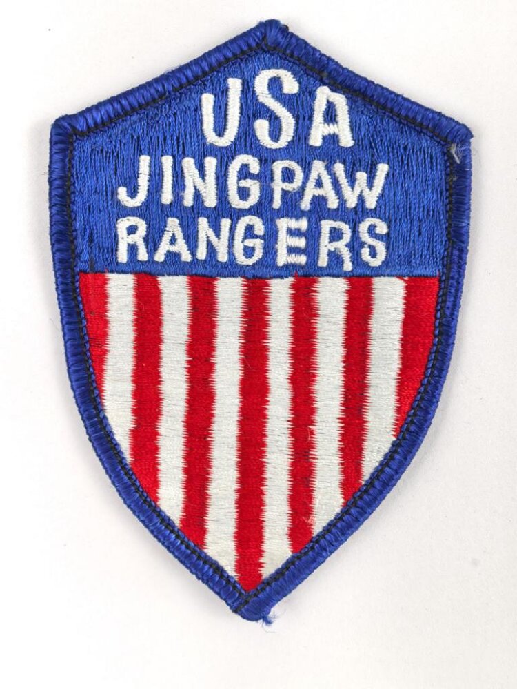 U.S. Army, " USA Jingpaw Rangers" patch, 9,00