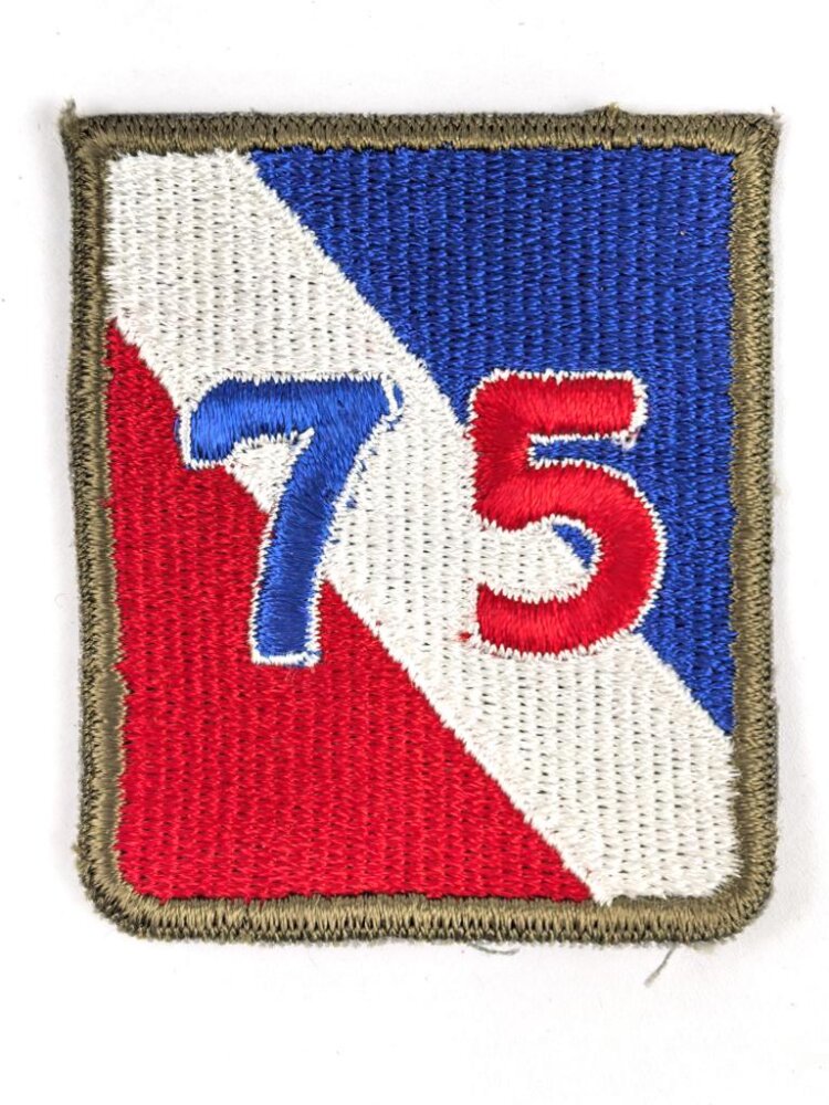 U.S. Army, "75th Division" patch, 9,00